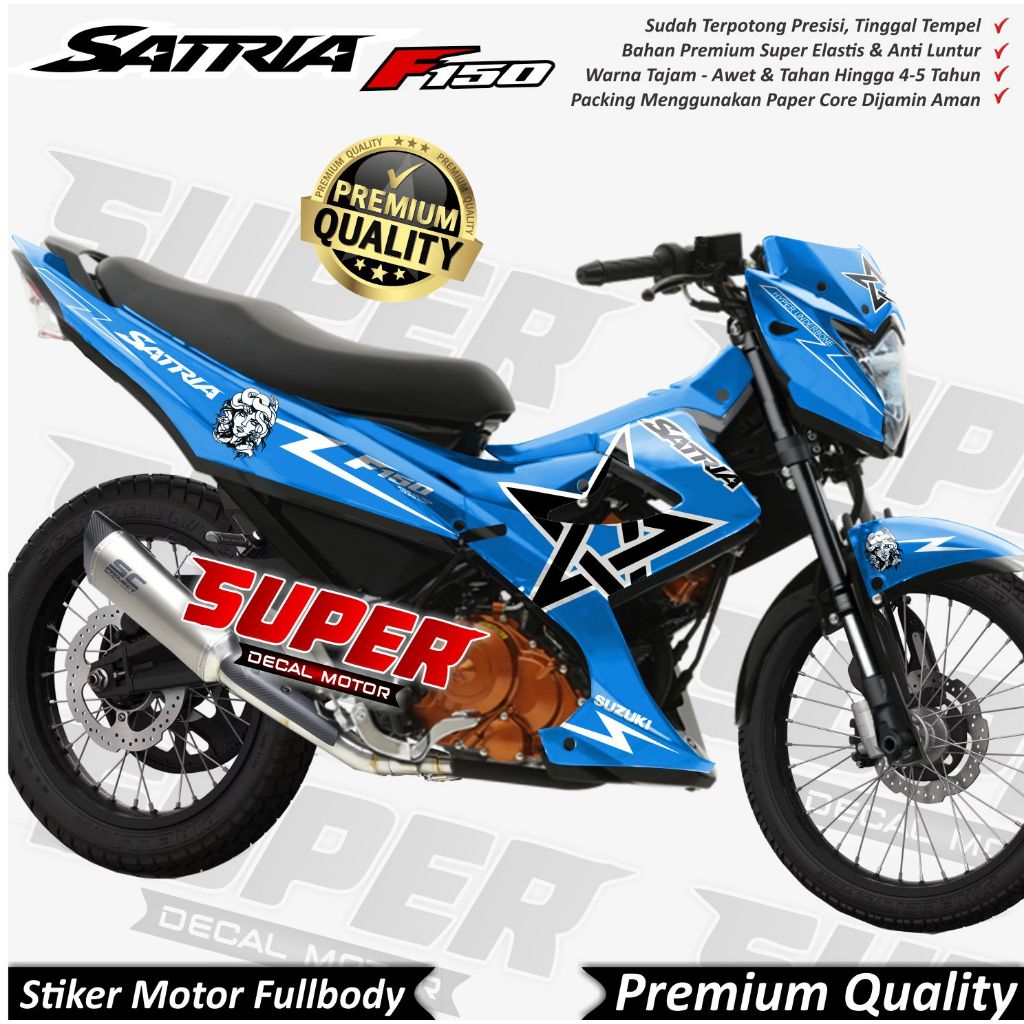 Jual Stiker Decal Suzuki Satria FU Facelift Full Body Variasi Medusa ...