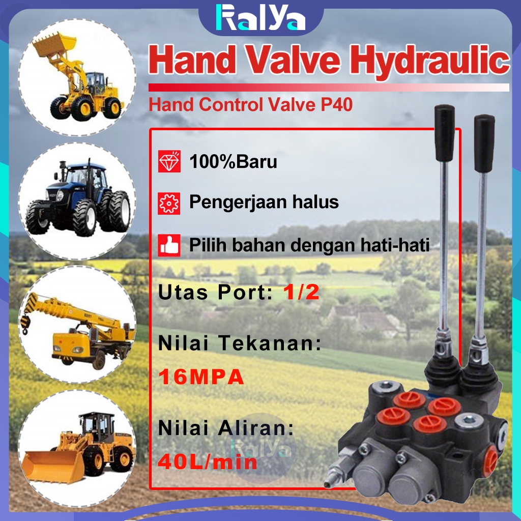 Jual ⚡Ready&COD⚡Hand Control Hydraulic P40-01 1/2 Inch Hand Control ...
