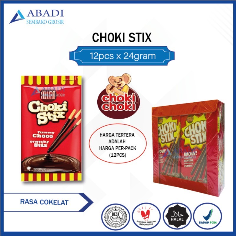 Jual Choki Choki Stix 1 Pak - Choki Stick 1 Pack 12 Sachet | Shopee ...