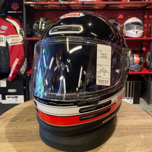 Jual Helm Fullface Shoei Glamster Abiding Red Black Original | Shopee ...