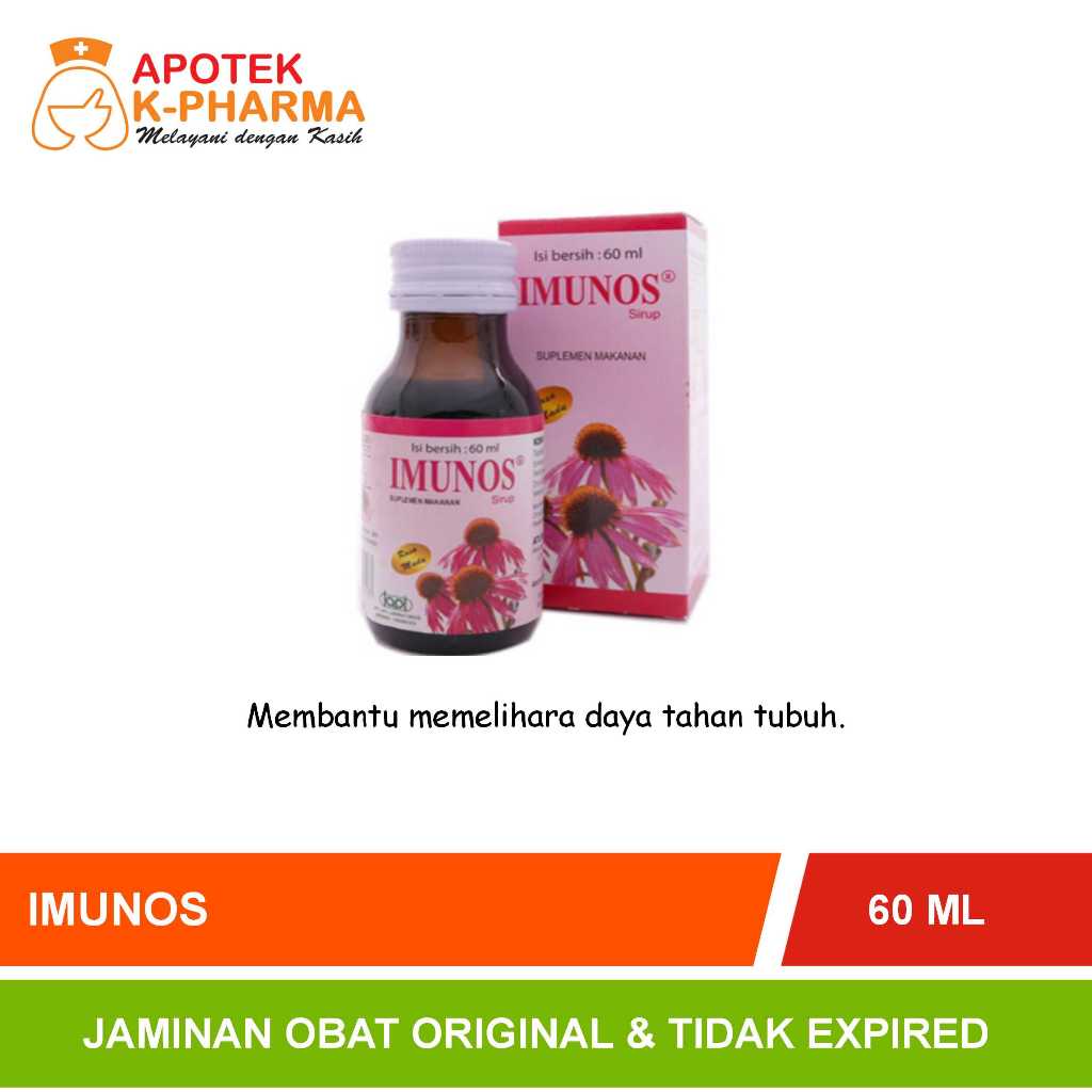 Jual Imunos Sirup Isi 60ml Obat Original | Shopee Indonesia