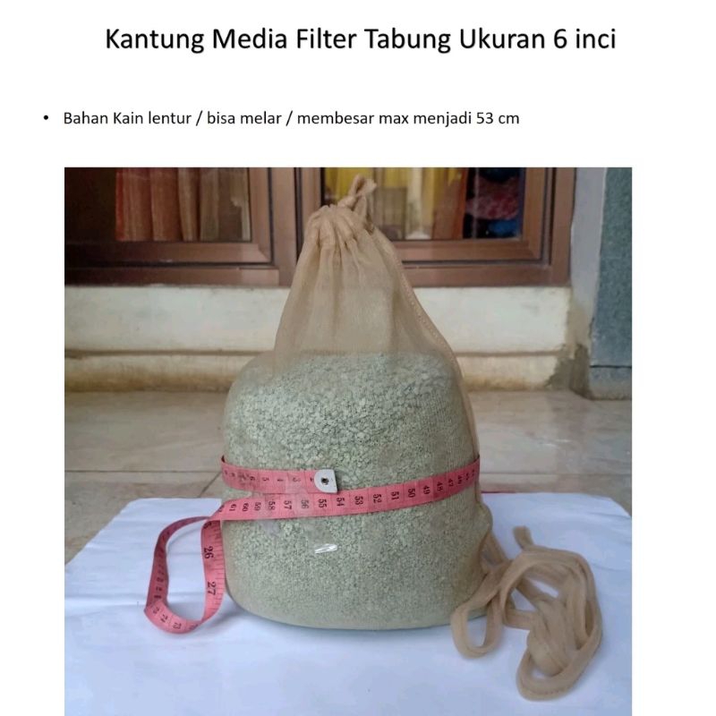 Jual RK Kantung Media Filter Air Ukuran Tabung 6 inci / Bisa Custom ...