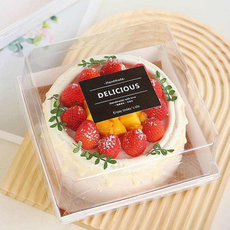 Jual Paper Box Mika KOTAK 16X16X10CM Burger Box Kotak Kue Tart Paper ...