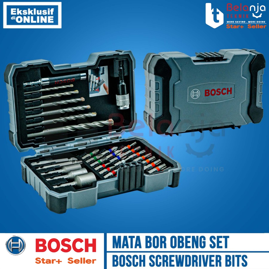 Jual Bosch Mata Bor Obeng Kombinasi Set 35 Pcs Screwdriver Drill Bits ...