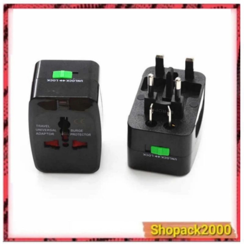 Jual Universal Travel Adapter Internasional Adaptor | Shopee Indonesia