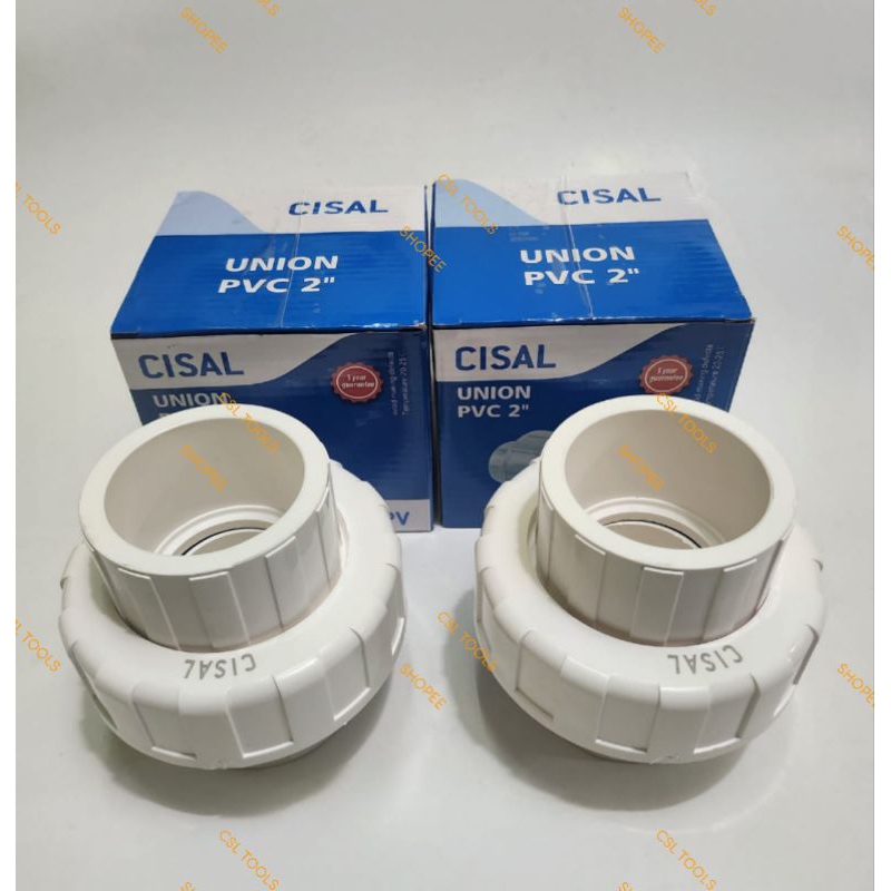 Jual Watermur CISAL 2" inch / Watermur Union Socket PVC 2" inch Putih ...
