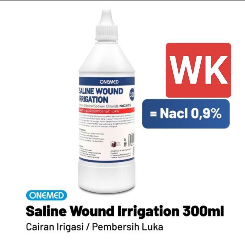 Jual Cairan irigasi Saline Wound Irrigation Semprot 300 Ml - Cuci Luka ...