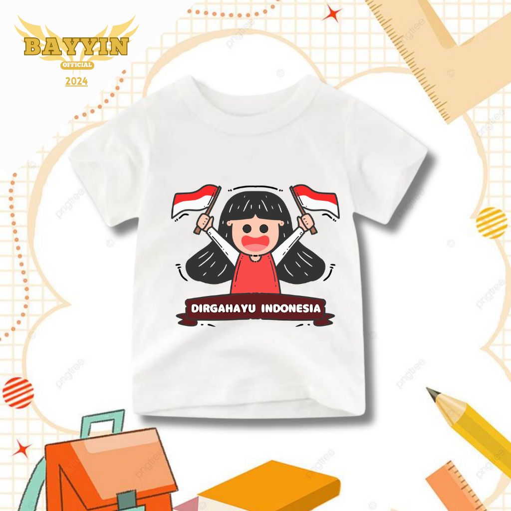 Jual Kaos Anak Custom Nama Combed 30s Gambar SPESIAL DIRGAHAYU INDONESIA Untuk Anak dan Hadiah ...