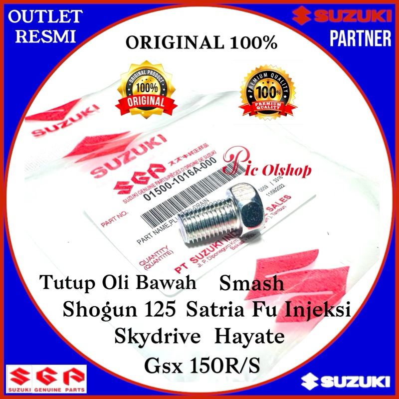 Jual Baut Tutup Oli Bawah SHOGUN 125 SMASH SATRIA FU INJEKSI GSX 150R ...