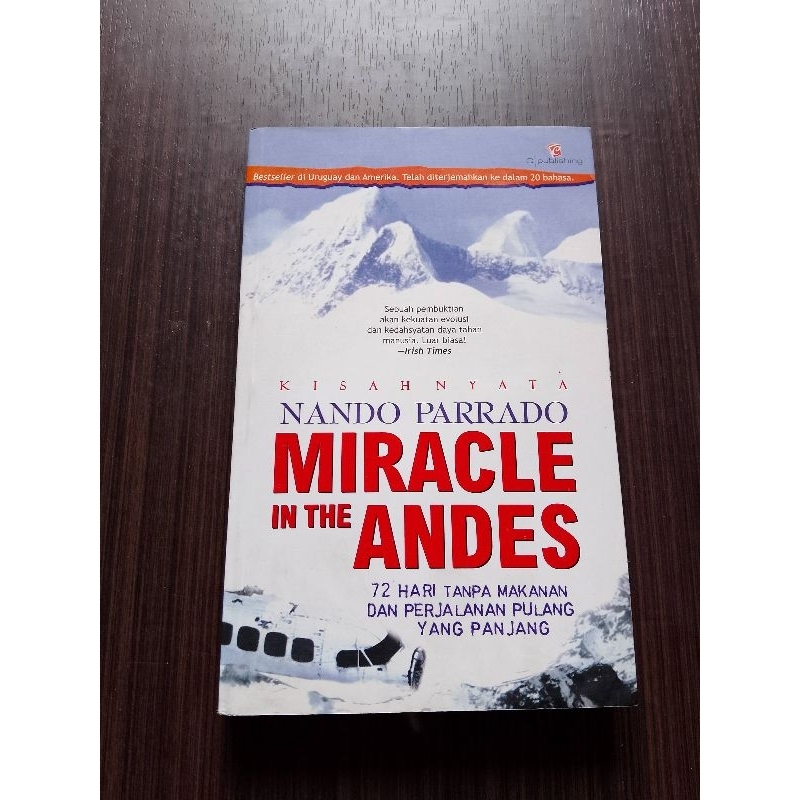 Jual BUKU MIRACLE IN THE ANDES | Shopee Indonesia