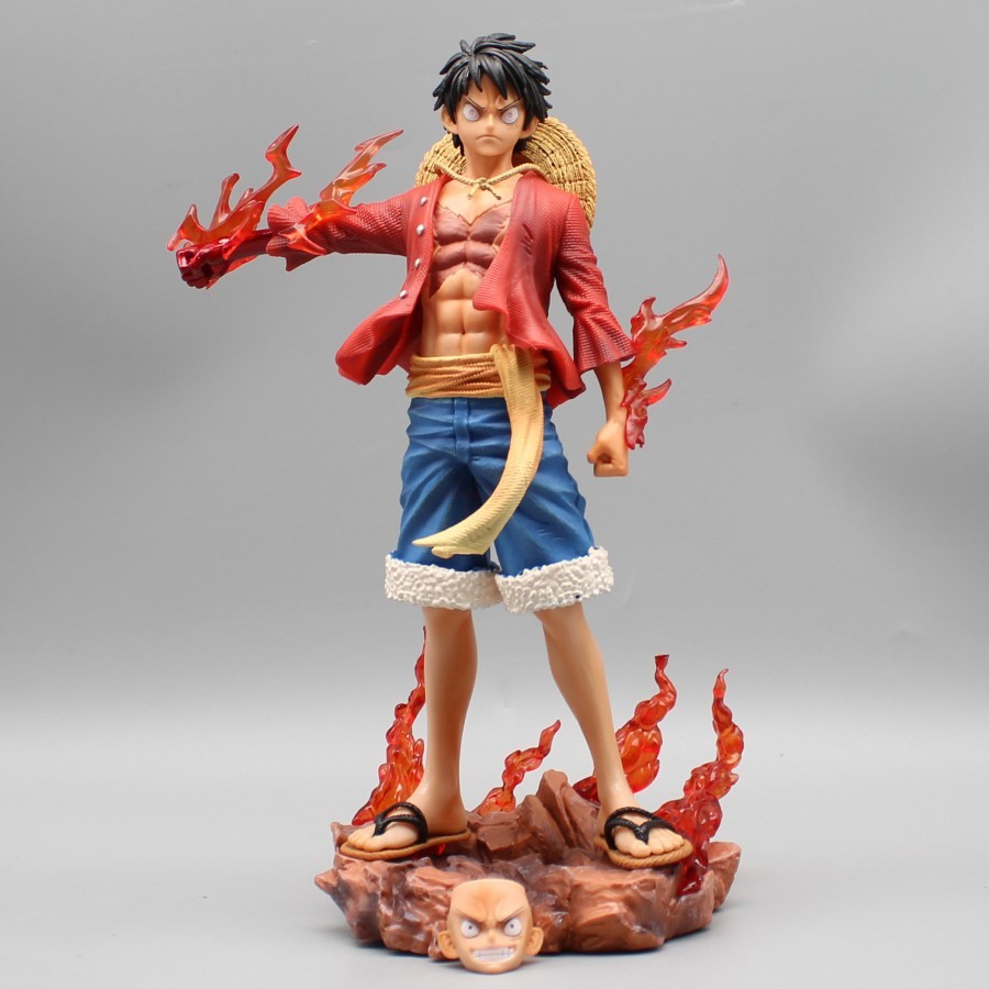 Jual action figure one piece luffy fire tinju | Shopee Indonesia