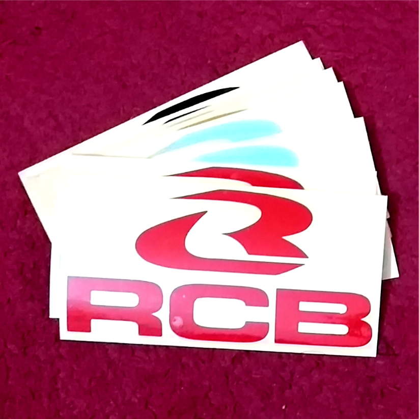 Jual Stiker cutting RCB, sticker logo RCB | Shopee Indonesia