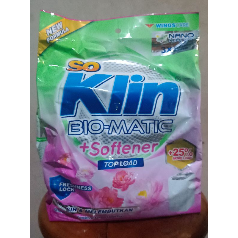 Jual Soklin Bio-Matic + Softener Top Load 1,8 kg | Shopee Indonesia