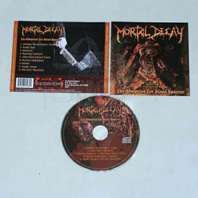 Jual CD - MORTAL DECAY - The Blueprint For Blood Spatter | Shopee Indonesia