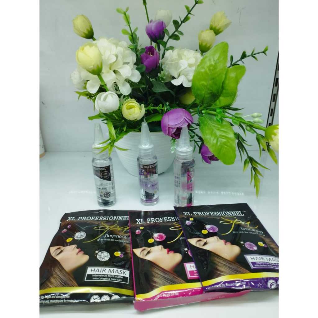 Jual Xl profesional paket perawatan rambut sehat(serum+hair mask ...