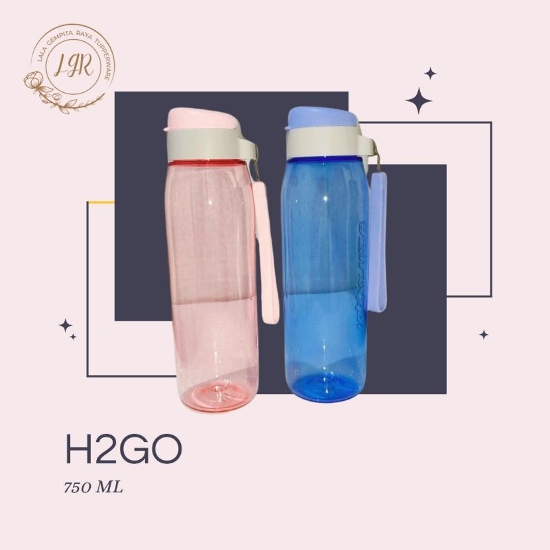 Jual Botol Minum Tupperware H2GO Estetik | Shopee Indonesia