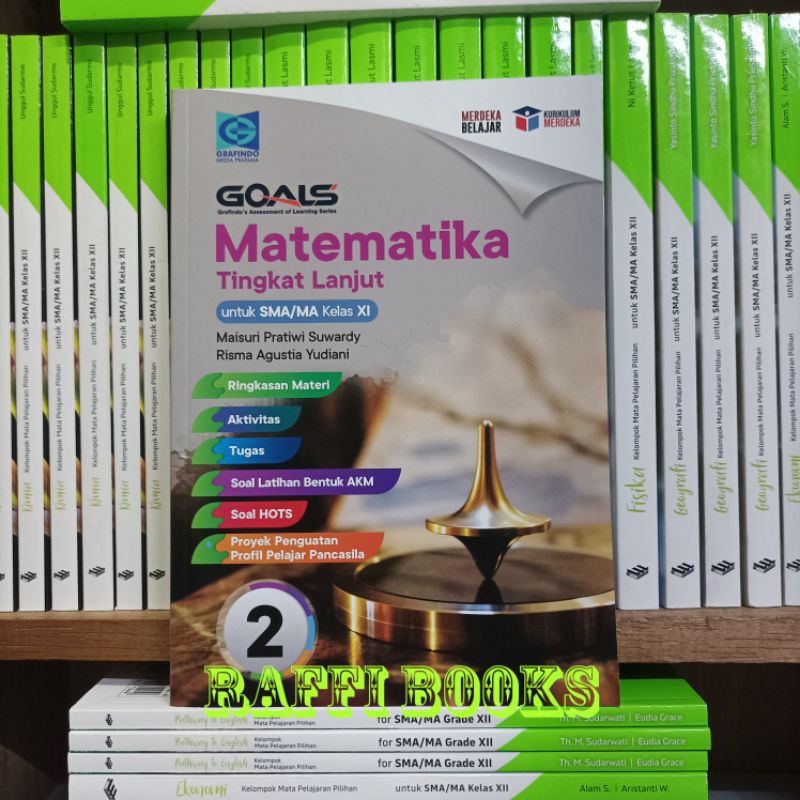 Jual Buku Soal Goals Matematika Tingkat Lanjut Kelas 2/XI SMA Grafindo Kurikulum Merdeka ...