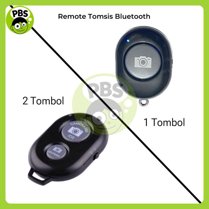 Jual PBS - Remote Bluetooth Kamera HP | Tombol Remot BT Shutter Tomsis ...