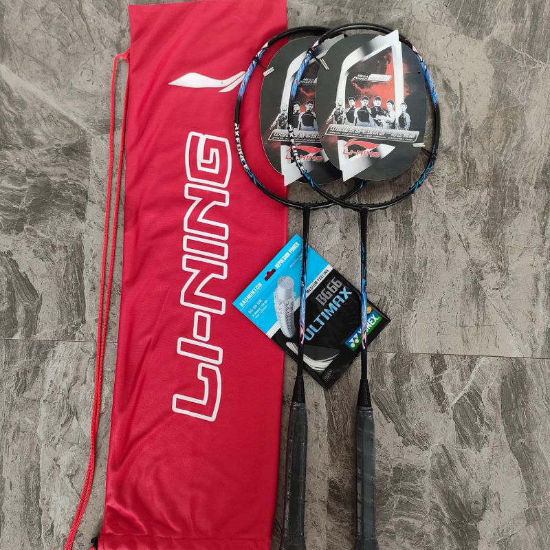 Jual Raket badminton Li-Ning Axforce 90 Tarikan 27-28 lbs | Shopee ...