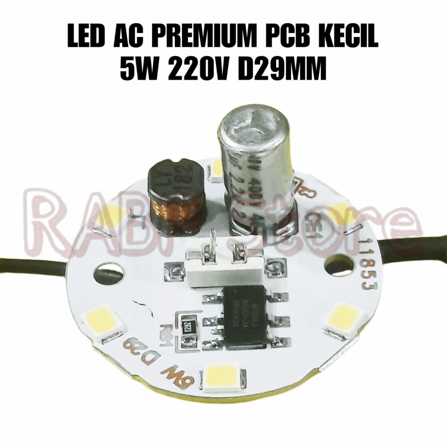 Jual PCB LED AC 5W 220V PREMIUM UKURAN PCB KECIL DIAMETER 29MM | Shopee ...