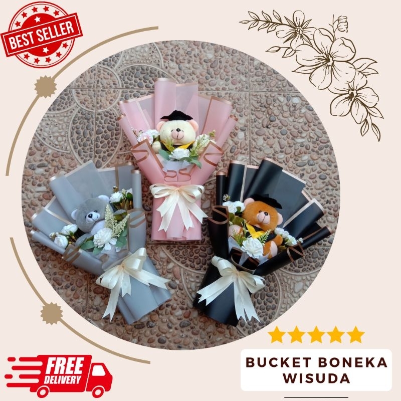 Jual BUKET BONEKA / BUKET BONEKA WISUDA / BUCKET WISUDA / BUKET BONEKA ...