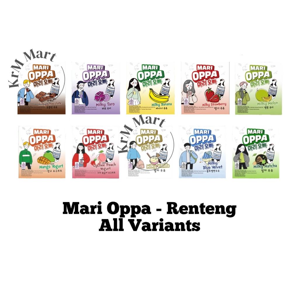 Jual Marioppa Mari Oppa 1 renceng renteng minuman susu ala korea All ...