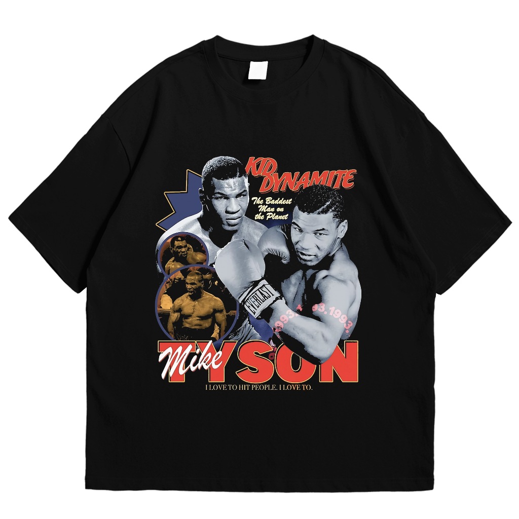 Jual Kaos Mike Tyson T-shirt Pria Wanita Unisex Cotton Combed 24s ...