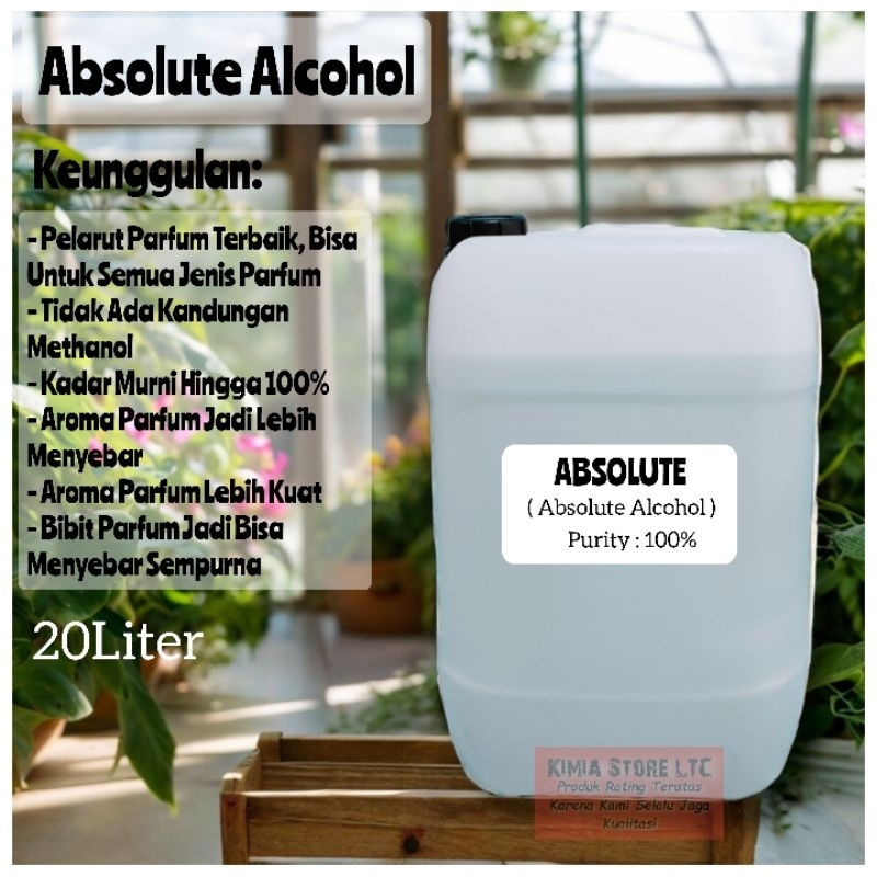Jual ABSOLUTE 99,99% 20 Liter ( Grade : INDUSTRI / INDUSTRIAL ) link ...