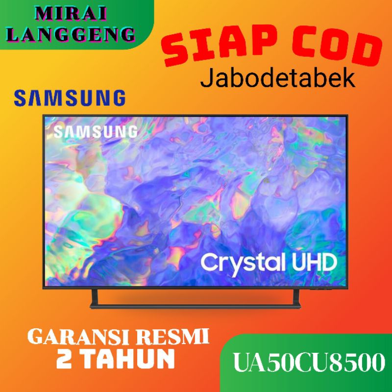 Jual SAMSUNG SMART TV 50 INCH UA50CU8500 CRYSTAL UHD 50CU8500 GARANSI RESMI | Shopee Indonesia