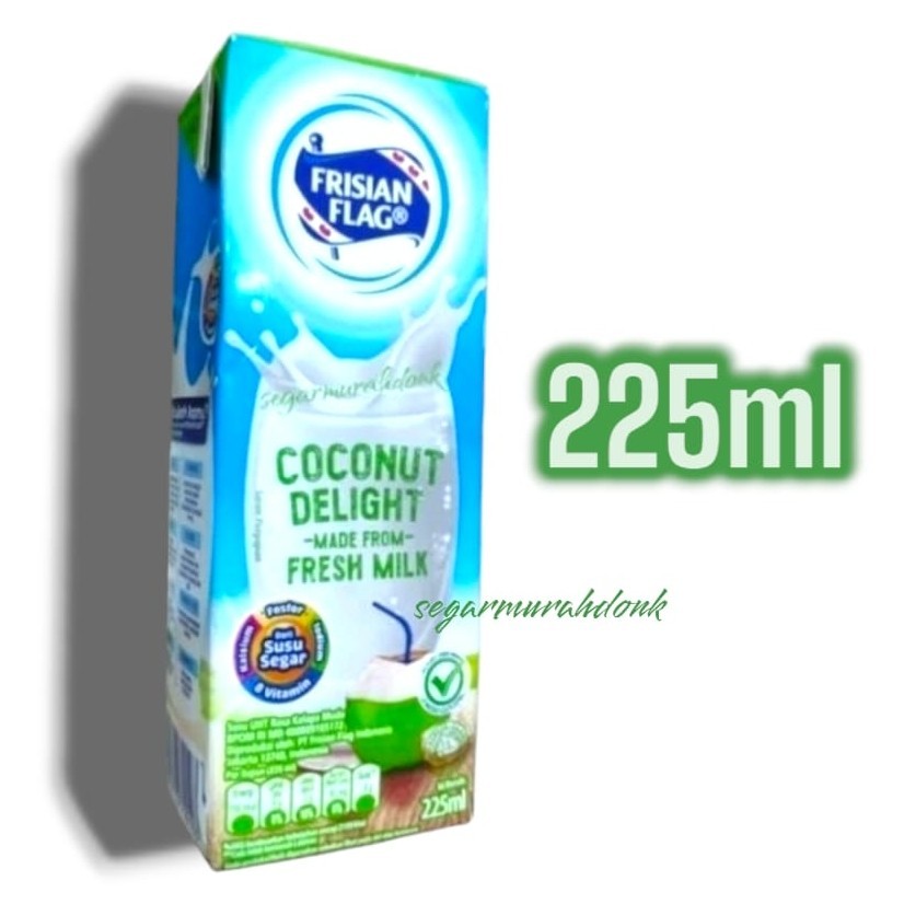 Jual Frisian Flag Susu UHT 225 ml Coconut Delight rasa Kelapa Muda | Shopee Indonesia