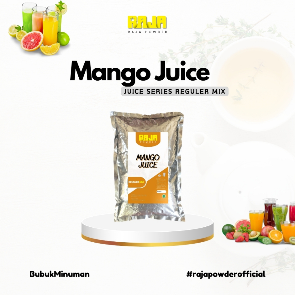 Jual Bubuk Jus Buah Mangga Bubuk Minuman Mango Juice Powder 1000 gram ...