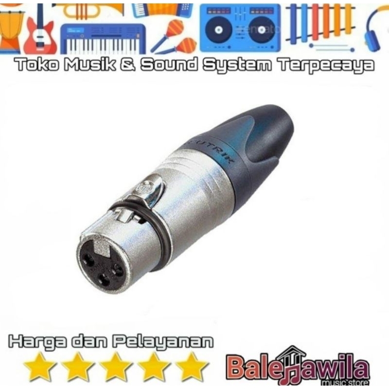 Jual Audio Jack Xlr Neutrik Neutrix NC3FXX Female - NC3MXX Male Canon ...