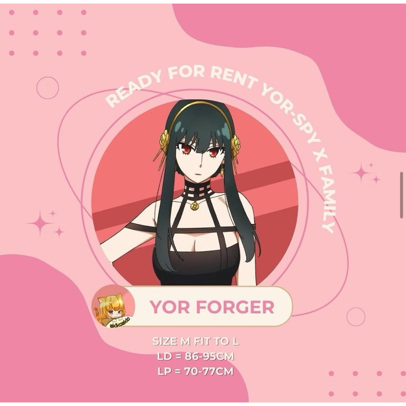 Jual [READY FOR RENT] YOR ASSASSIN BLACK-SPY X FAMILY | Shopee Indonesia