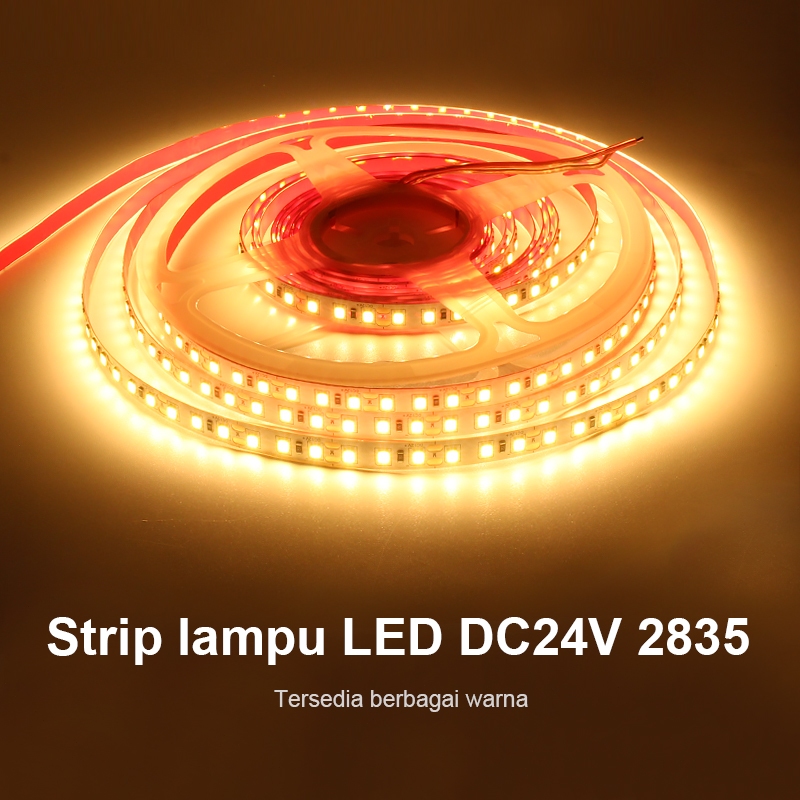 Jual LED Strip 2835 SMD 24V 10M - 600 LEDs Bare Board High Brightness ...