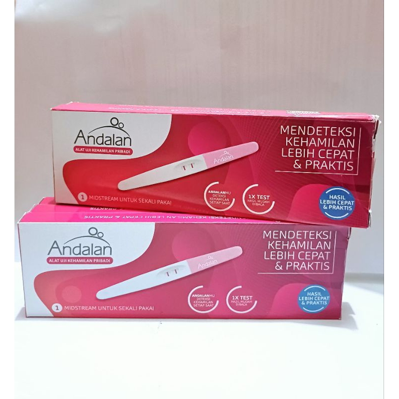 Jual Test Kehamilan Andalan Midstream / Andalan Pregnancy Test ...
