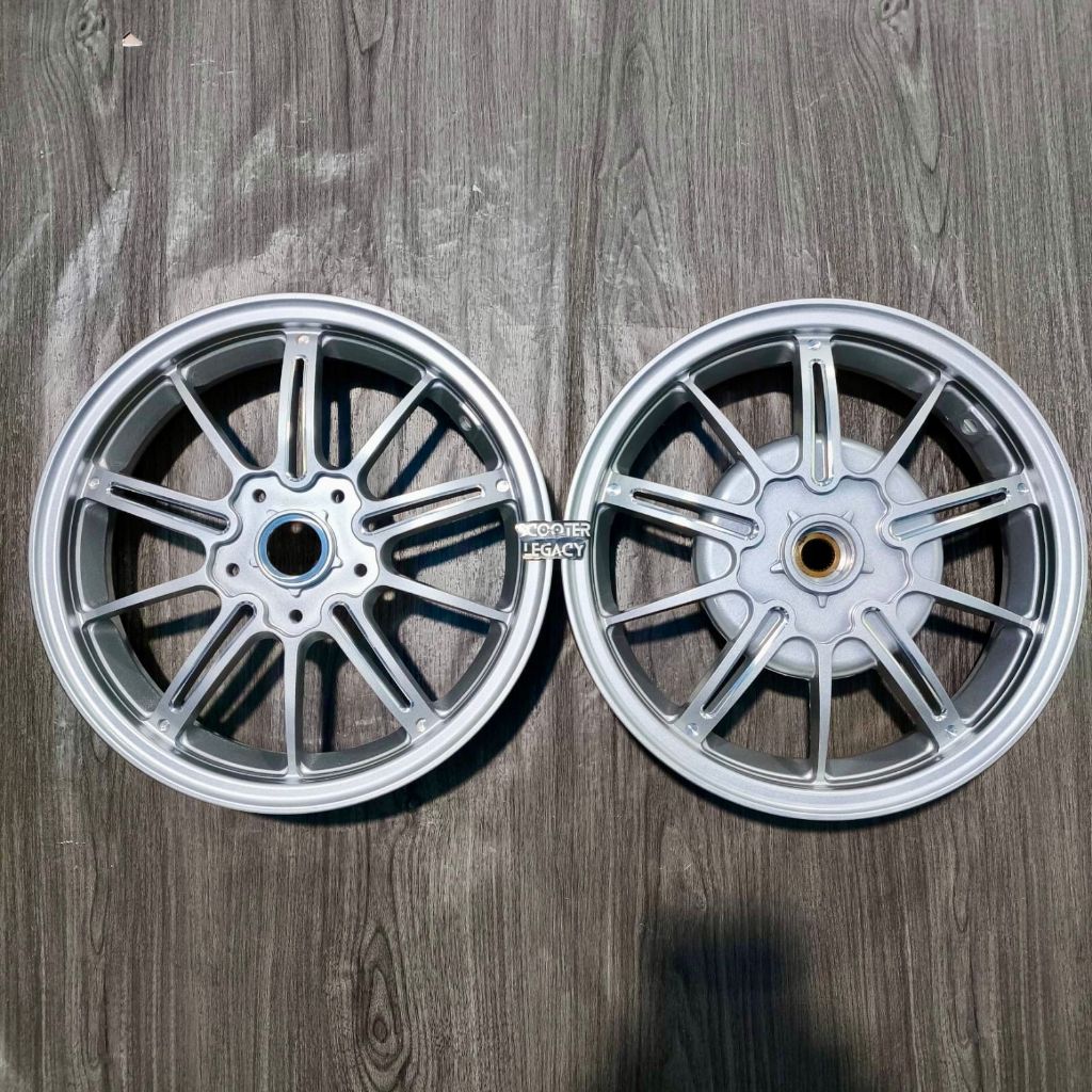 Jual Velg CNC Casting Model Drag Silver Vespa Sprint Primavera S LX LXV ...