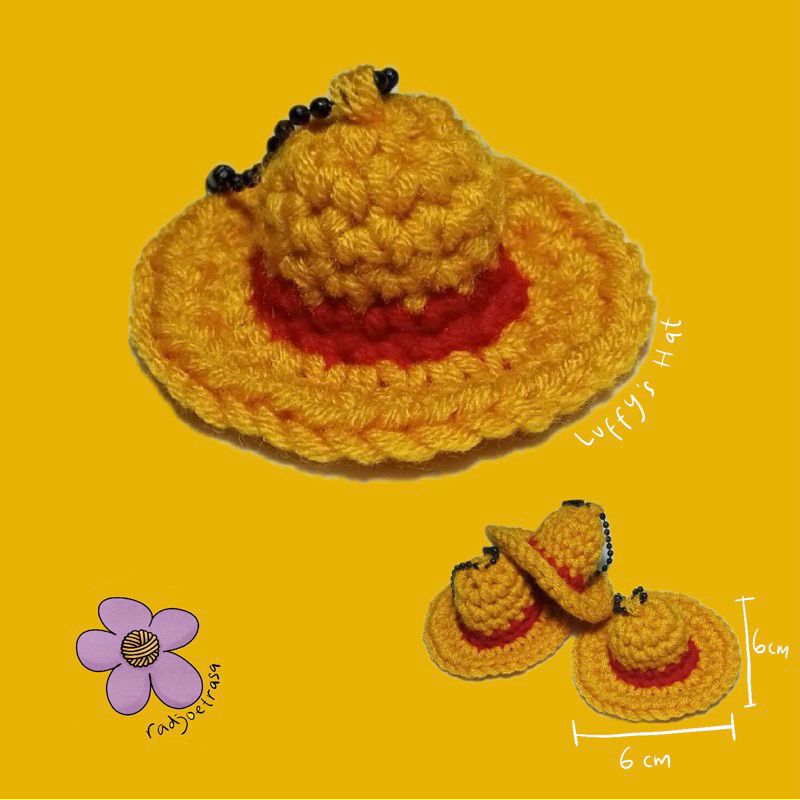 Jual Radjoetrasa Keychain Topi Jerami Monkey D. Luffy (One Piece ...