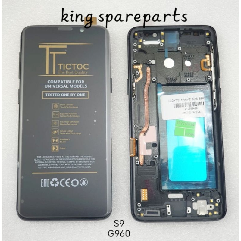 Jual LCD TOUCHSCREEN PLUS FRAME SAMSUNG GALAXY S9 G960 G960F OLED2 ...