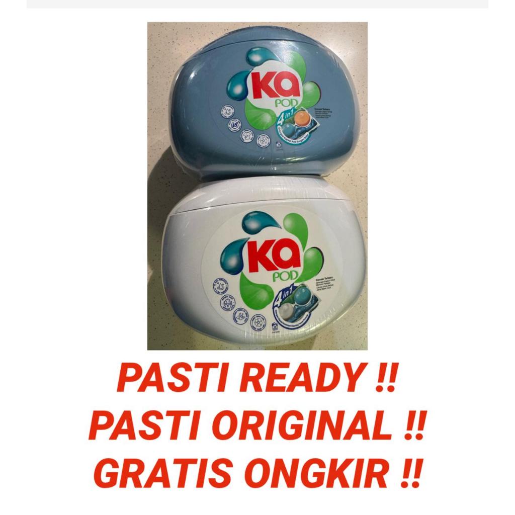 Jual Ka Pod 4in1 Detergen Kapsul - Hard Pack isi 16 pcs READY ...