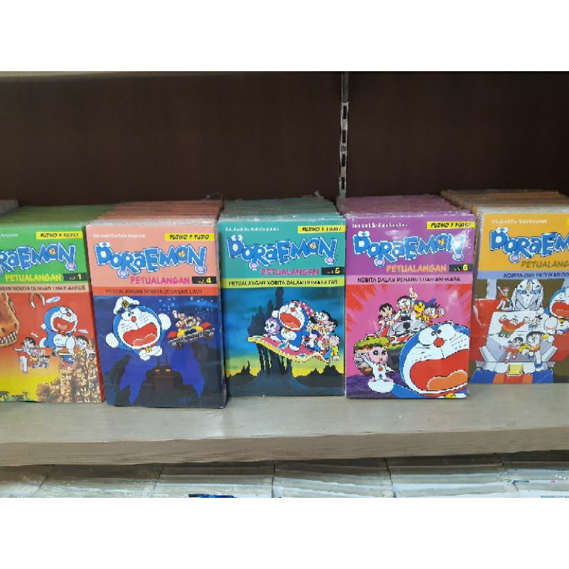 Jual Komik Doraemon Petualangan 1/2/3/4/5/6/7 (CETAK ULANG/BOOKPAPER) | Shopee Indonesia