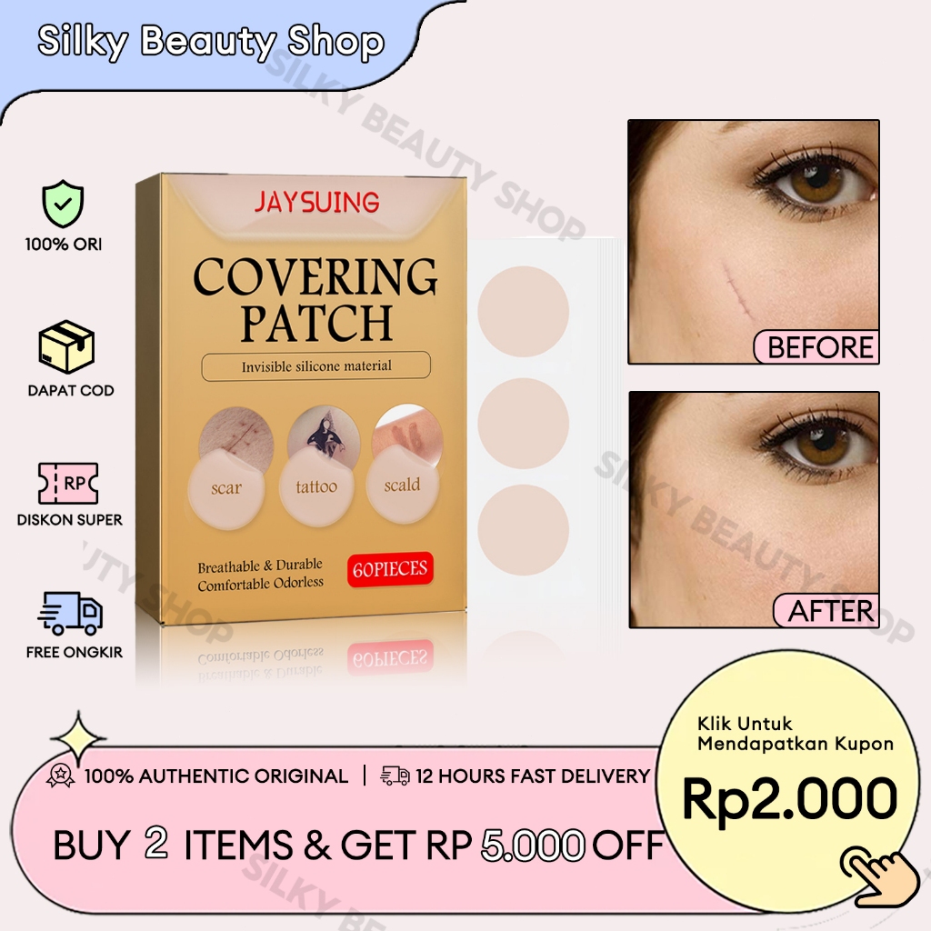 Jual Jaysuing【Buy 1 Get 1】Covering Patch 60pcs Stiker Penutup Bekas ...