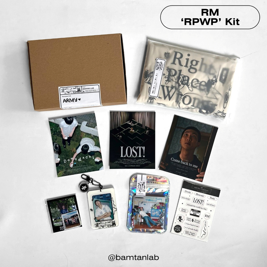 Jual [PRE-ORDER] RM ‘RIGHT PLACE, WRONG PERSON’ KIT by @bamtanlab x ...