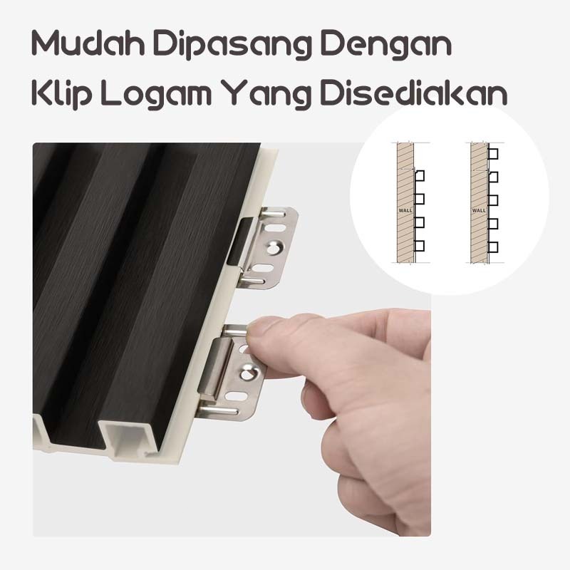 Jual WPC Aestetic Dinding Motif Kayu 3D WALL PANEL PVC Kayu Bukan ...