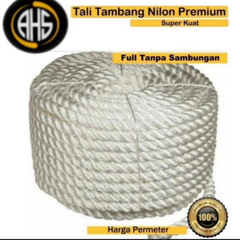 Jual Tali Tambang Nilon Nyilon Bahan Tali Plastik 24mm 22mm Tali Dadung ...
