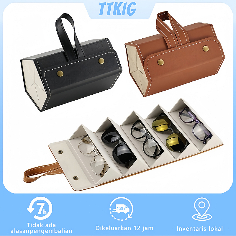 Jual Case Kacamata / Glasses Case / Kotak Kacamata Hitam Multi-Slot ...