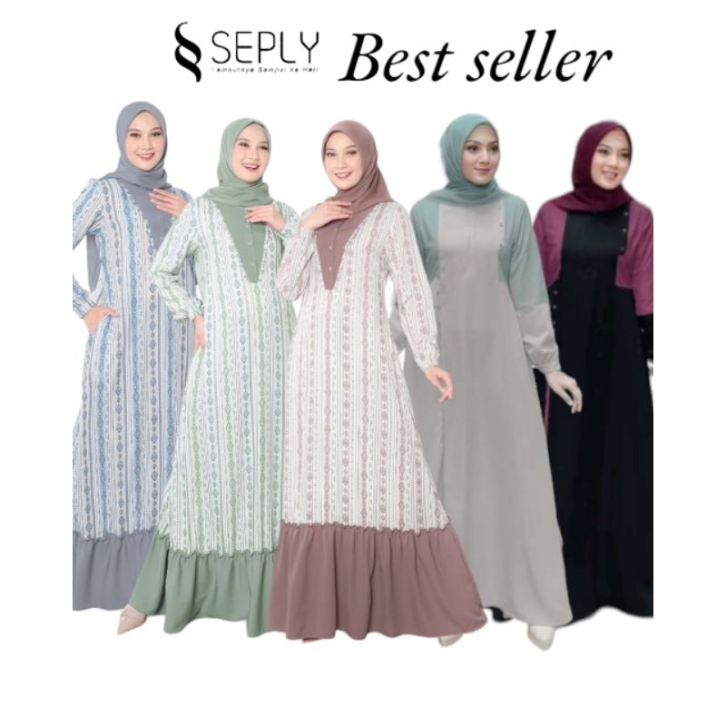 Jual Gamis Seply Terbaru Mei 2024 Series Meyra | Shopee Indonesia