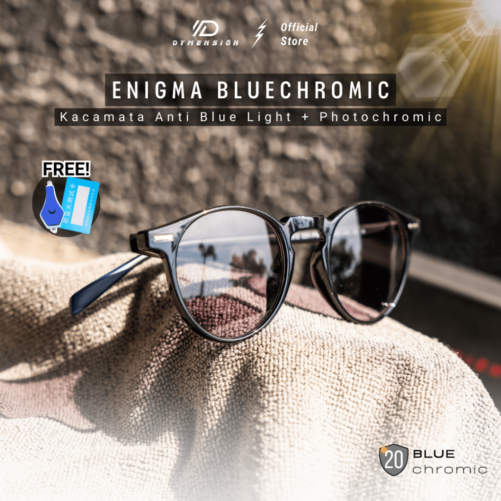 Jual 𝑬𝑿𝑻𝑹𝑨 𝑮𝑰𝑭𝑻 Dymension Kacamata Bluechromic - Kacamata Photocromic ...