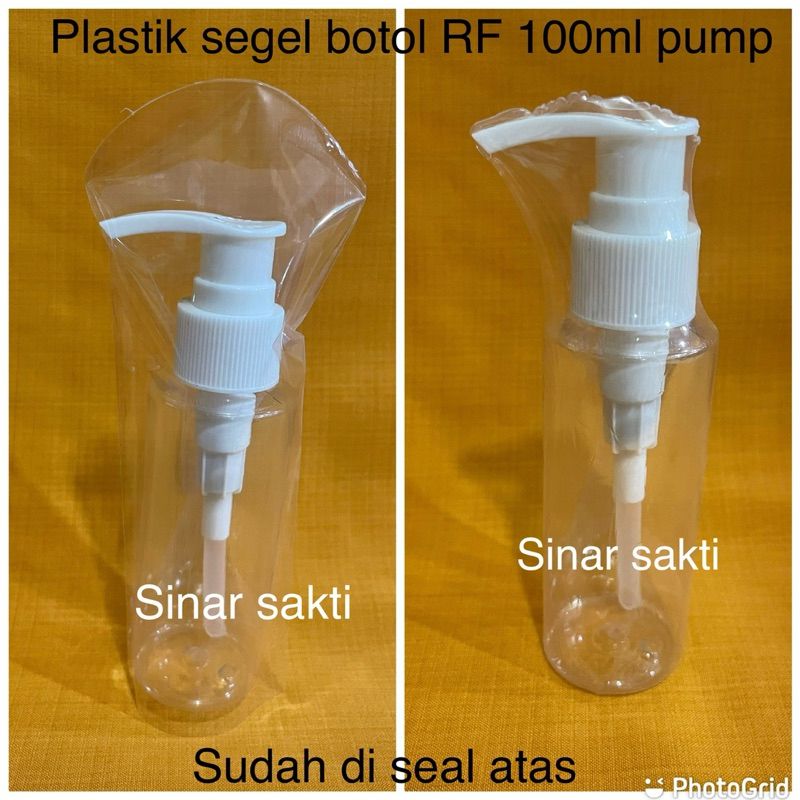 Jual plastik segel botol Rf 100ml plastik segel shrink seal atas ...