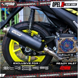 Jual KNALPOT STANDAR RACING SHIJIRO TYPE OPEL X SILENT SERIES BLACK FOR ...