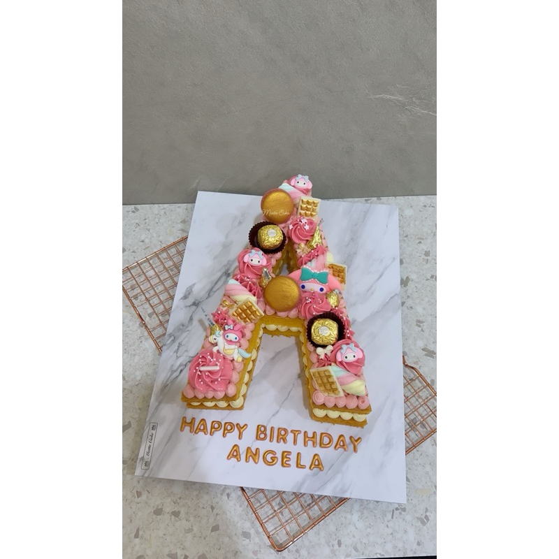 Jual Miette Cake Letter Birthday Cake Kue Ulang Tahun | Shopee Indonesia